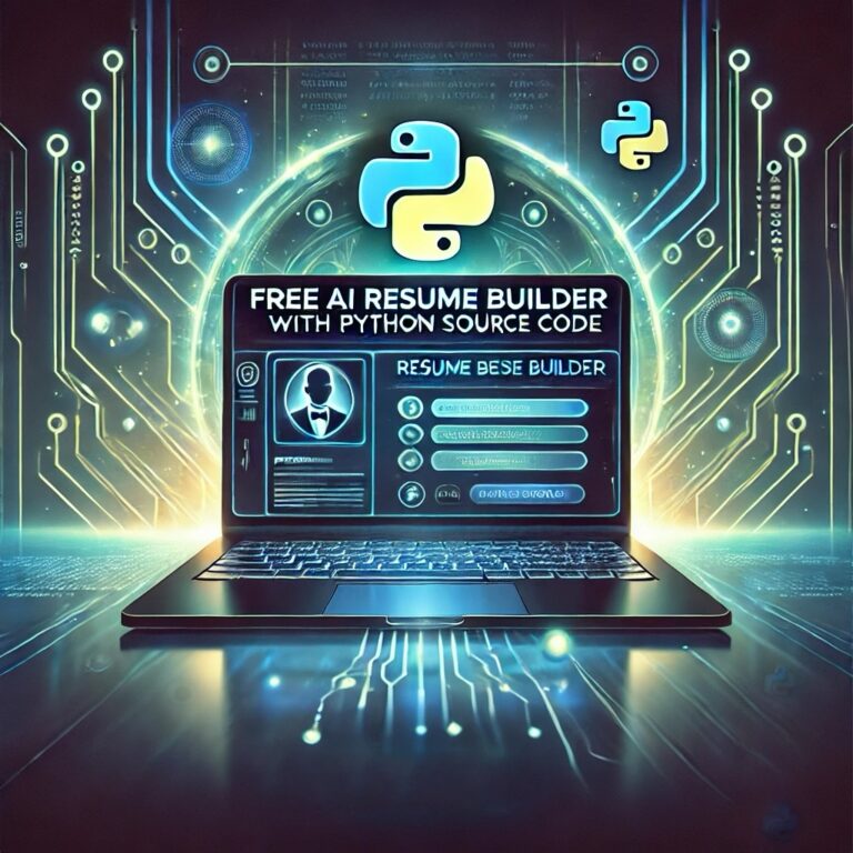 Free AI Resume Builder with Python Source Code - The Vault